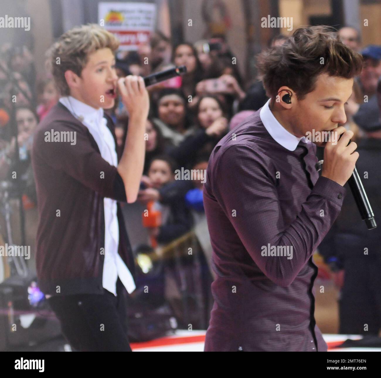 One Direction performs live in concert at Rockefeller Plaza on the ...