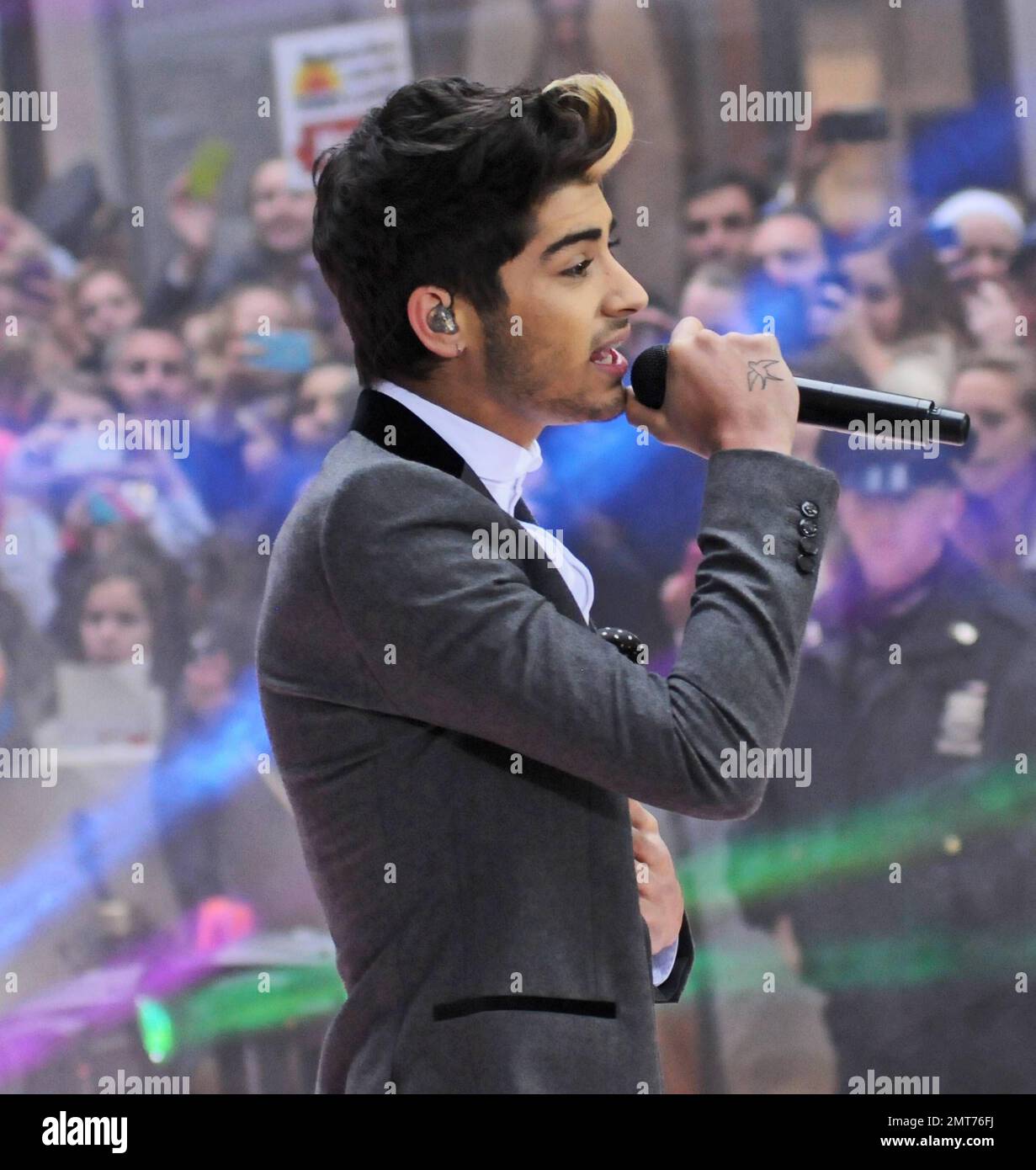 One Direction performs live in concert at Rockefeller Plaza on the ...