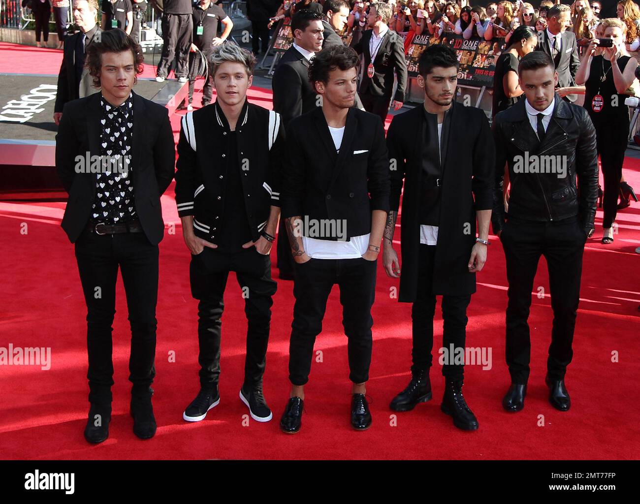 Harry Styles, Naill Horan, Louis Tomlinson, Zayn Malik and Liam Payne ...