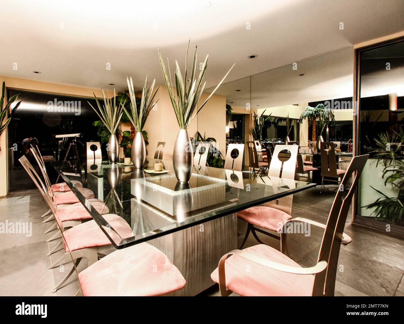 EXCLUSIVE!! This is the extravagant rented mansion at which members of ...