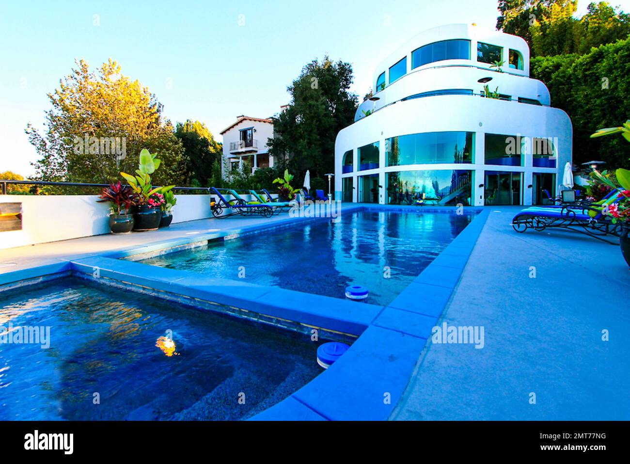 EXCLUSIVE!! This is the extravagant rented mansion at which members of ...