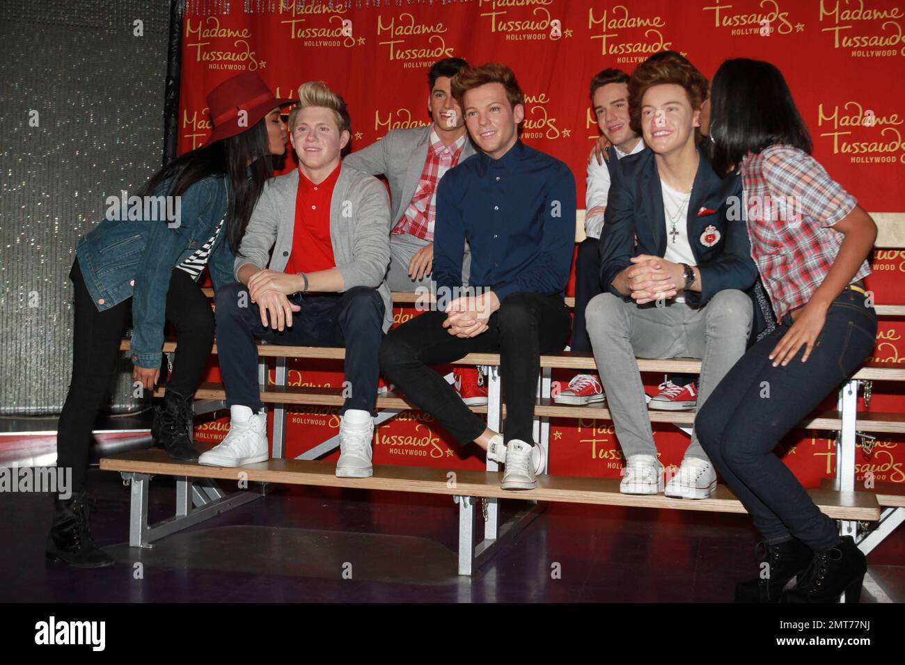 One Direction wax figures launched at Madame Tussaud's in Hollywood, CA ...