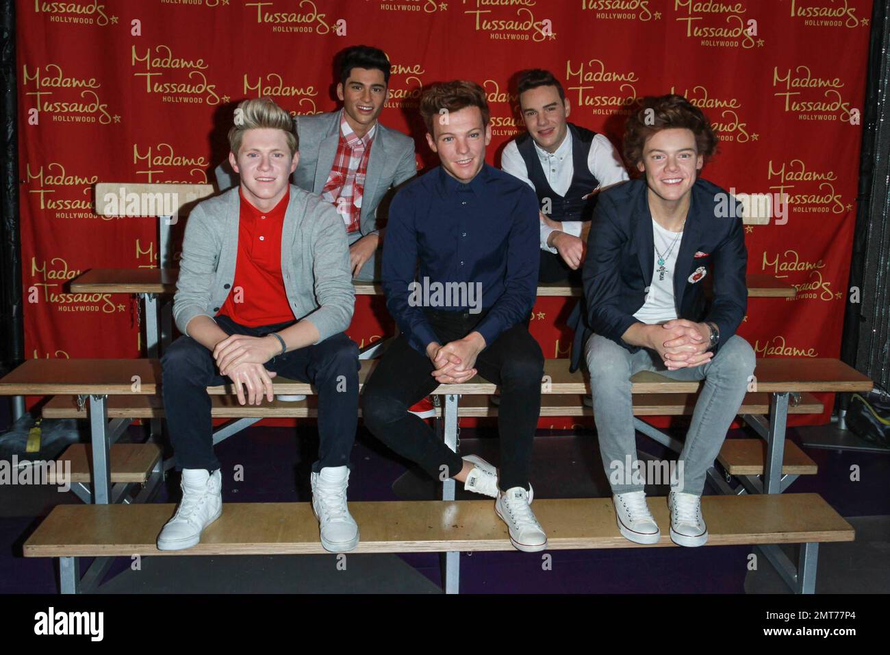 One Direction wax figures launched at Madame Tussaud's in Hollywood, CA ...