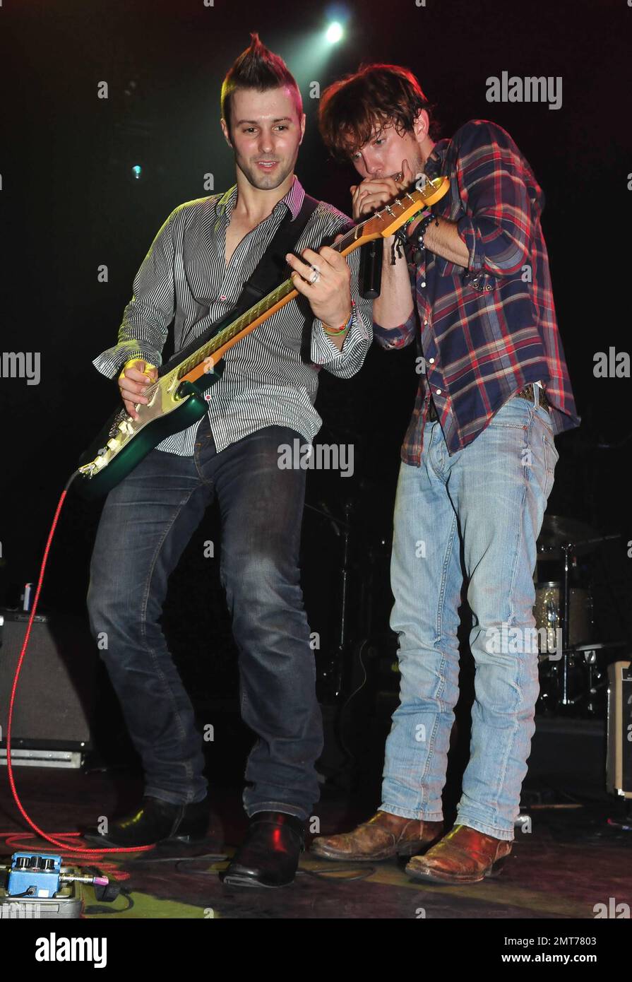 Twilight actor, Jackson Rathbone, performs live with his band 100 Monkeys at the Gramercy ...