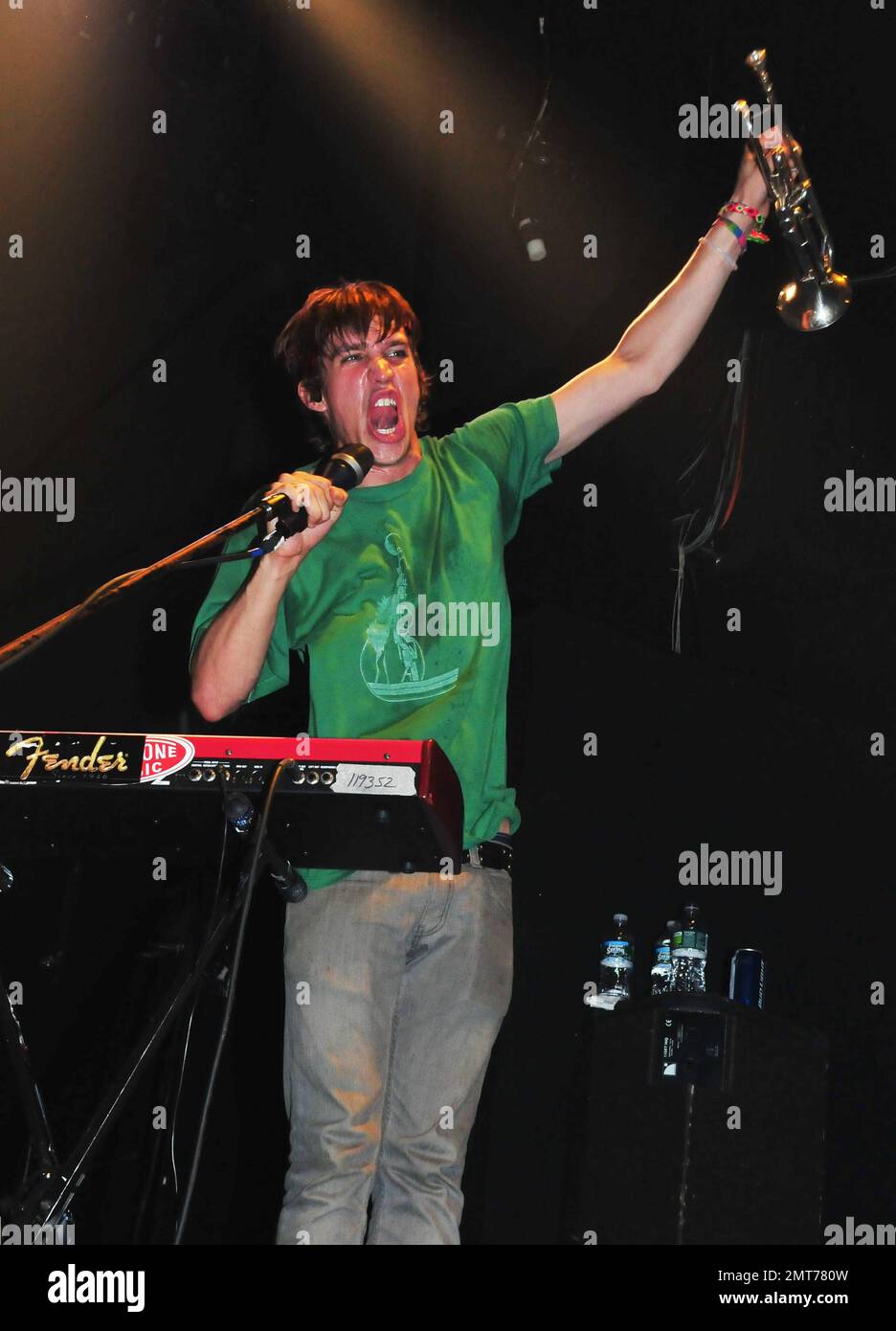 Twilight actor, Jackson Rathbone, performs live with his band 100 Monkeys at the Gramercy ...