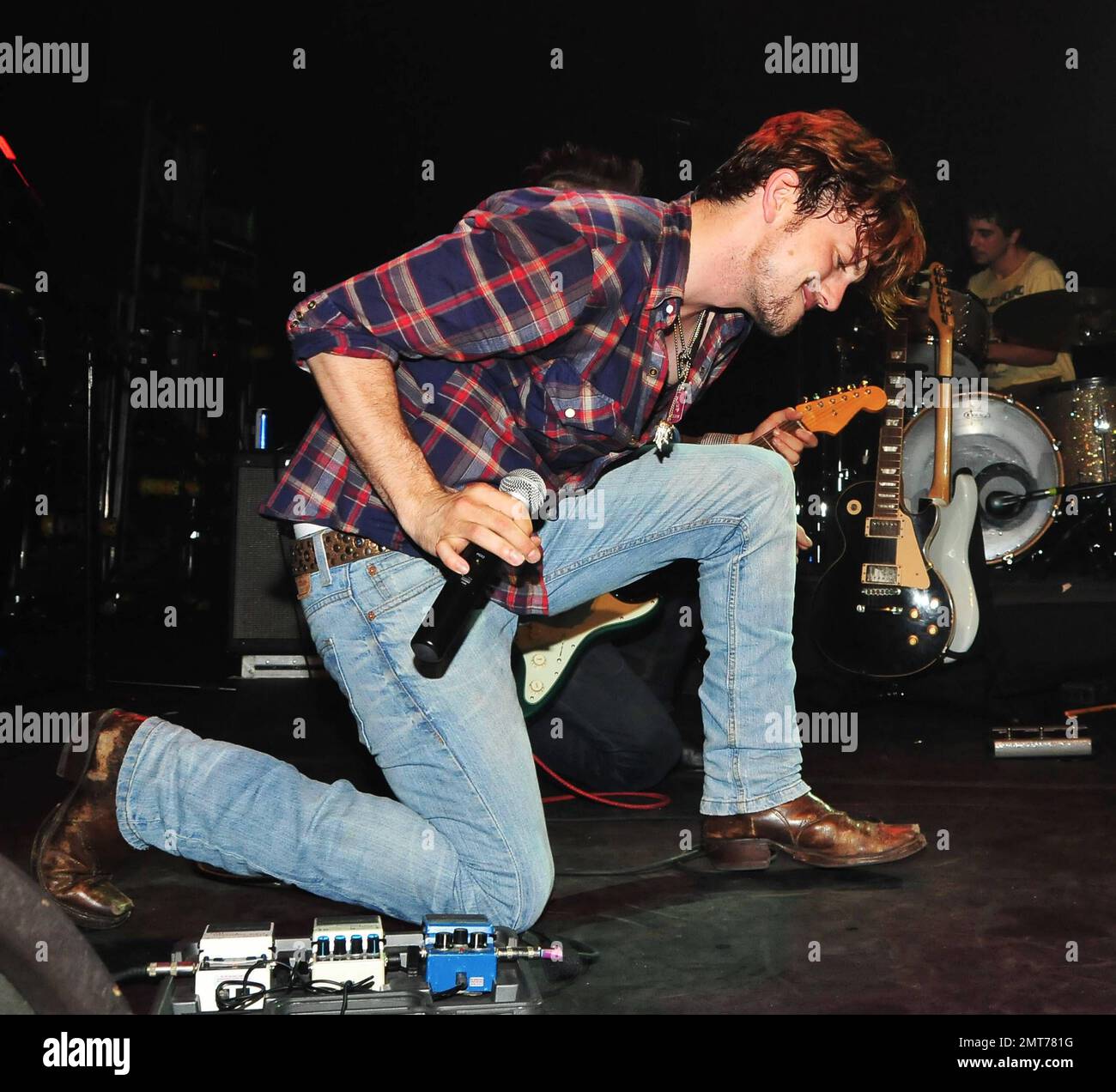 Twilight actor, Jackson Rathbone, performs live with his band 100 Monkeys at the Gramercy ...