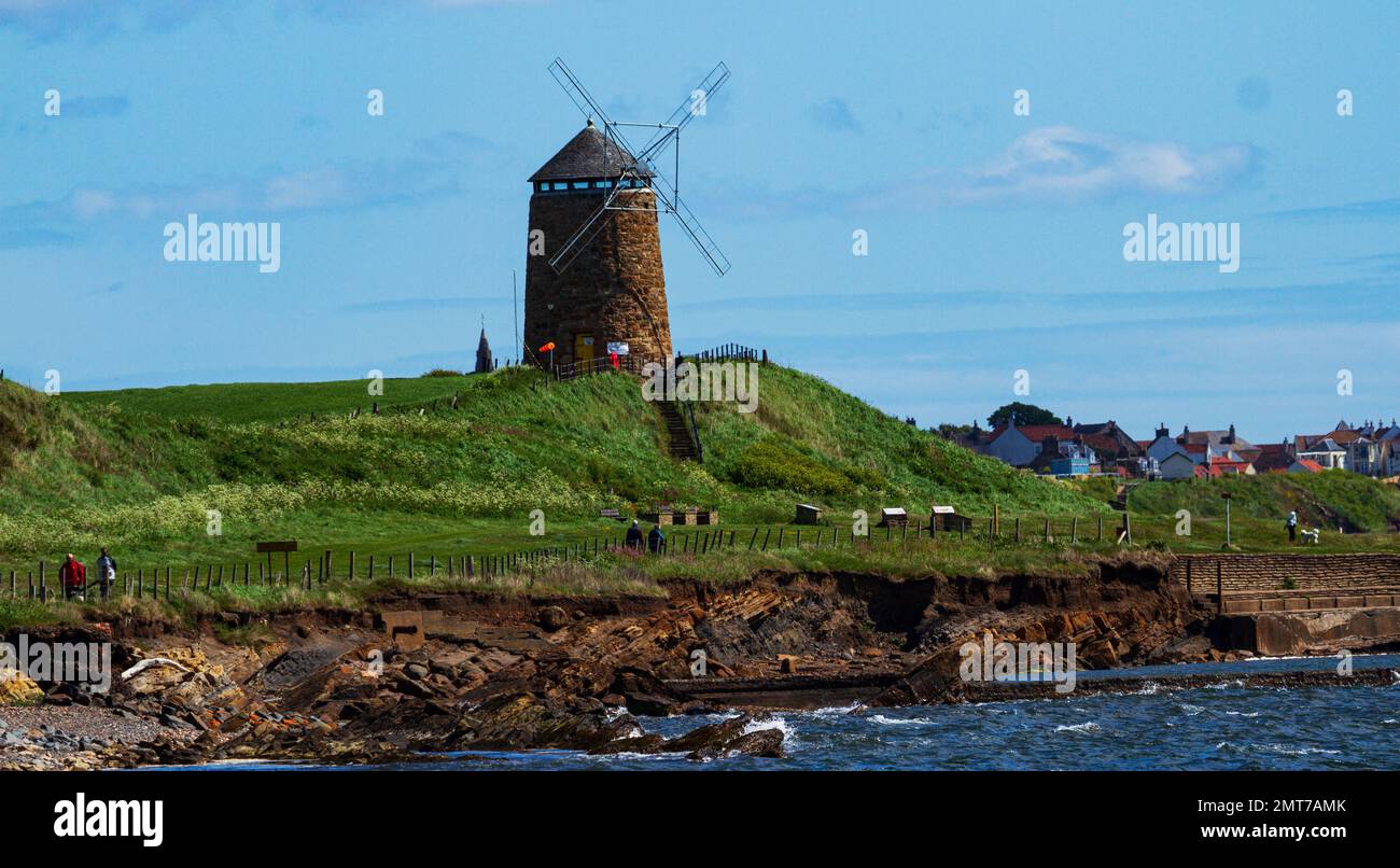 the St Monans Windmill in scotland Stock Photo - Alamy