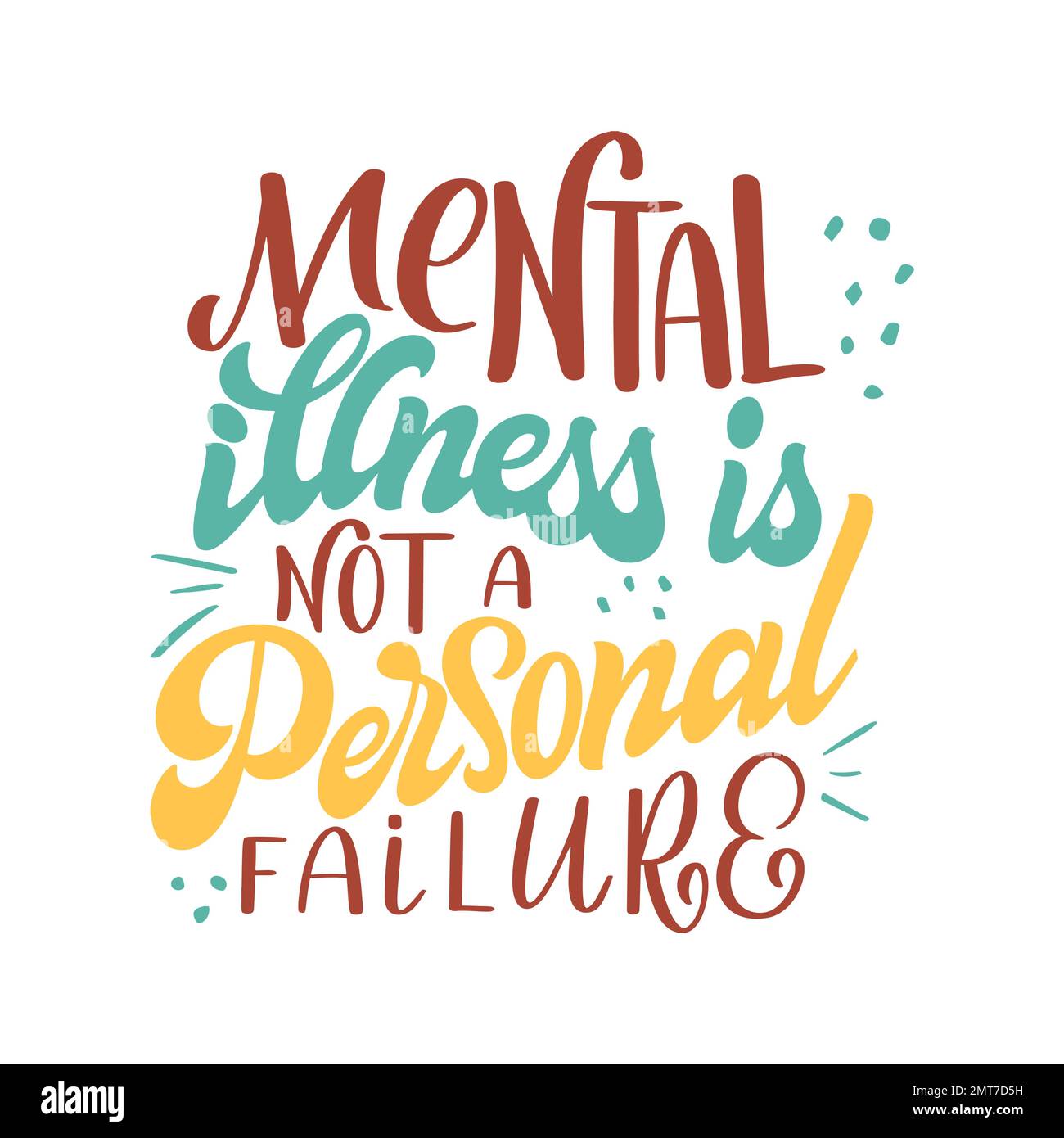 Positive mental health support quote. Motivational and inspirational ...