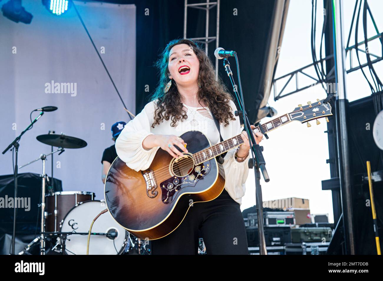 Natalie Closner Schepman of Joseph performs during Forecastle Music ...