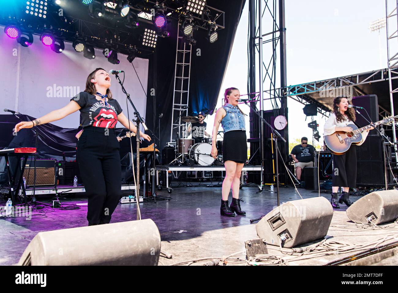 Allison Closner, from left, Meegan Closner, and Natalie Closner ...