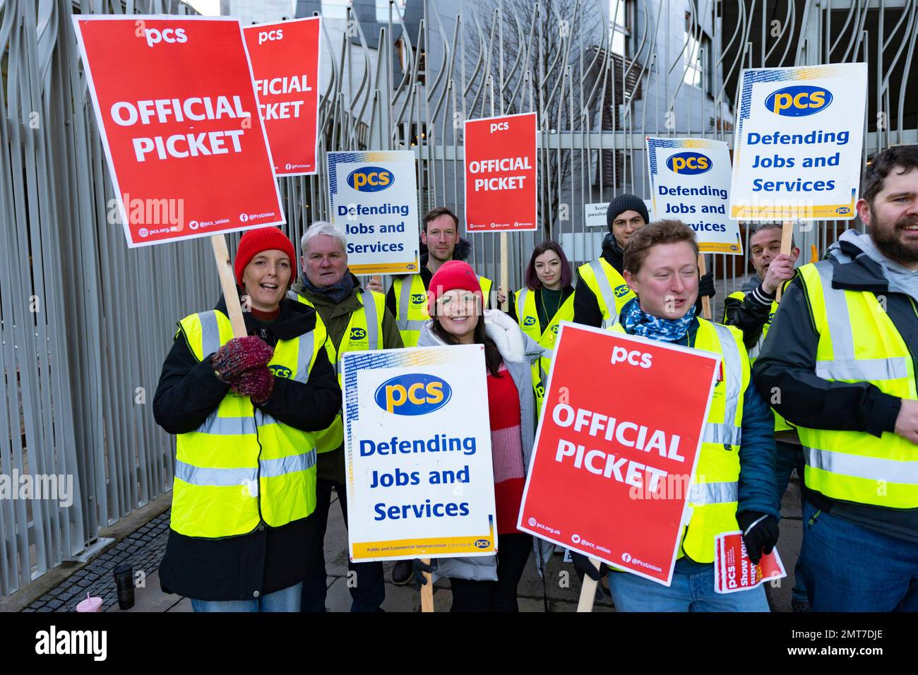 Pcs members strike hi-res stock photography and images - Alamy