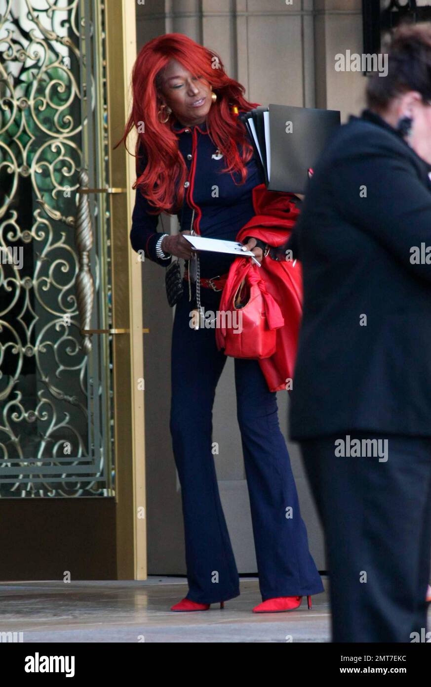 Bonnie Pointer of the musical group "The Pointer Sisters" arrives to ...