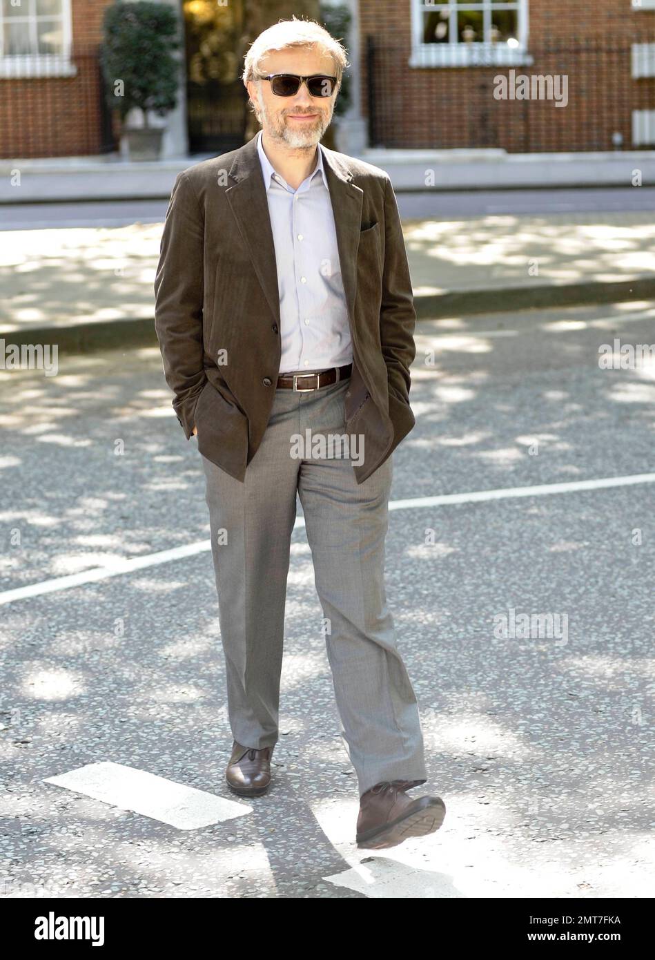 Oscar winner Christoph Waltz strolls through London's Mayfair. Walz won ...