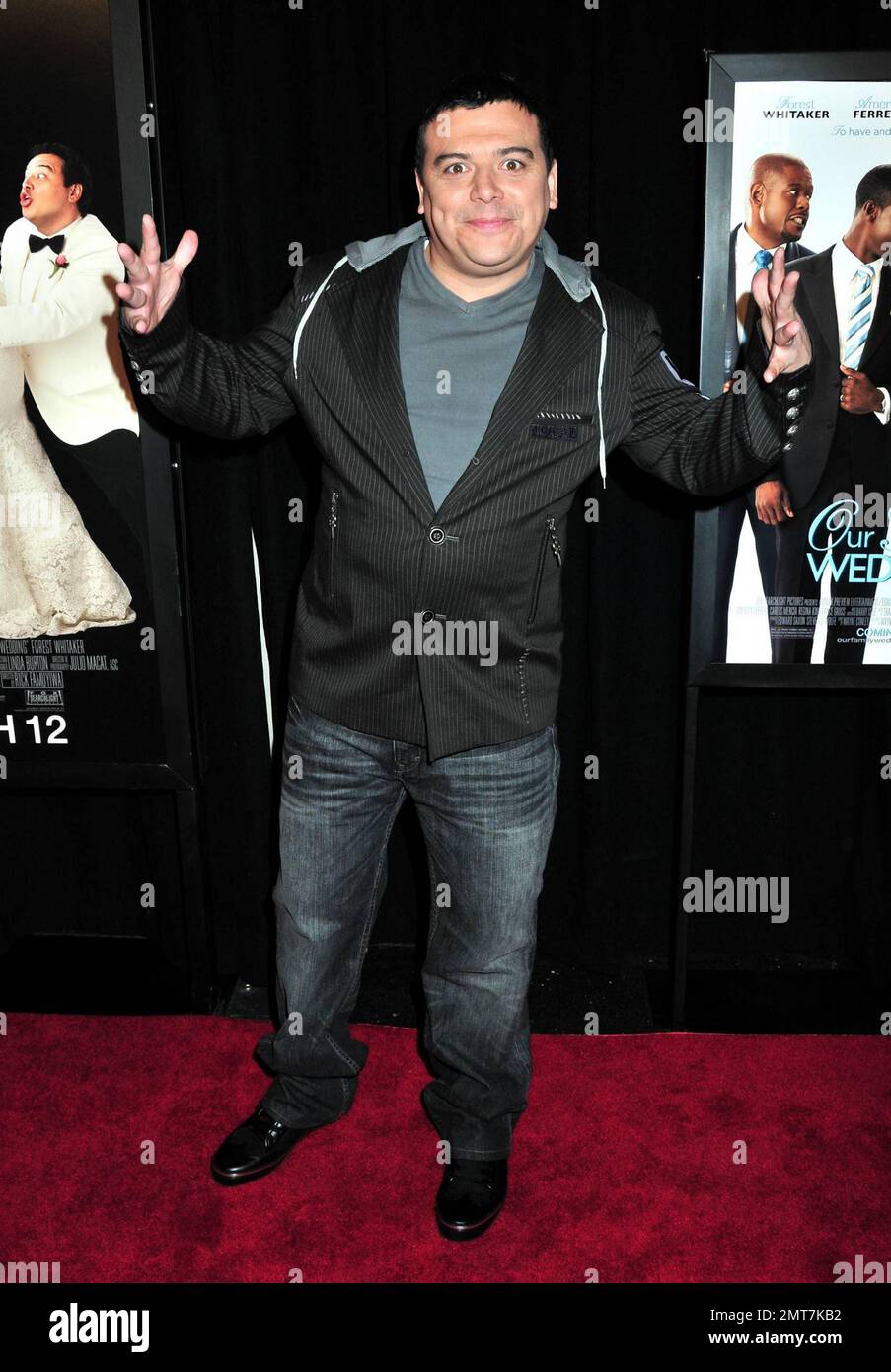 Carlos Mencia at the premiere of "Our Family Wedding" in New York, NY ...