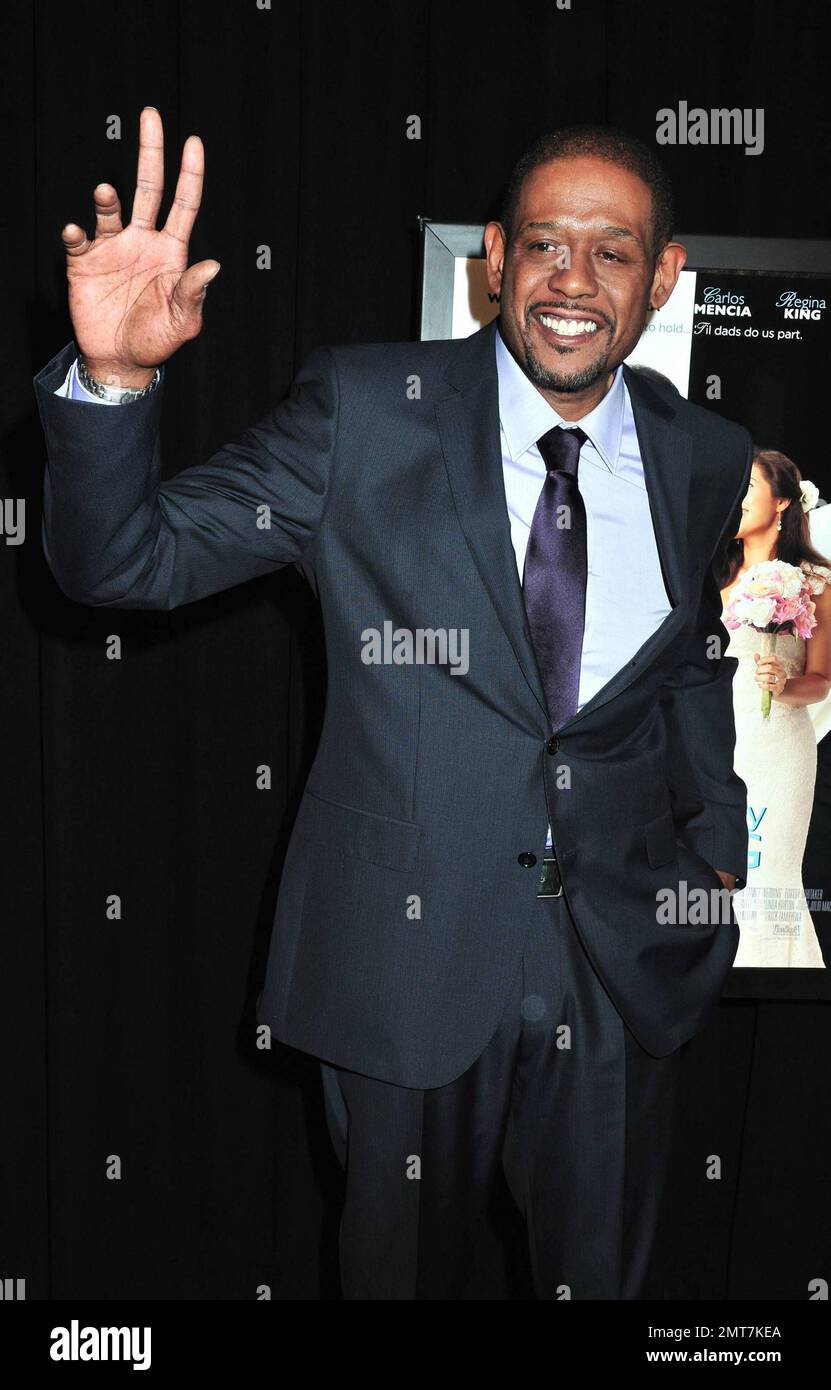 Forrest Whitaker at the premiere of "Our Family Wedding" in New York ...