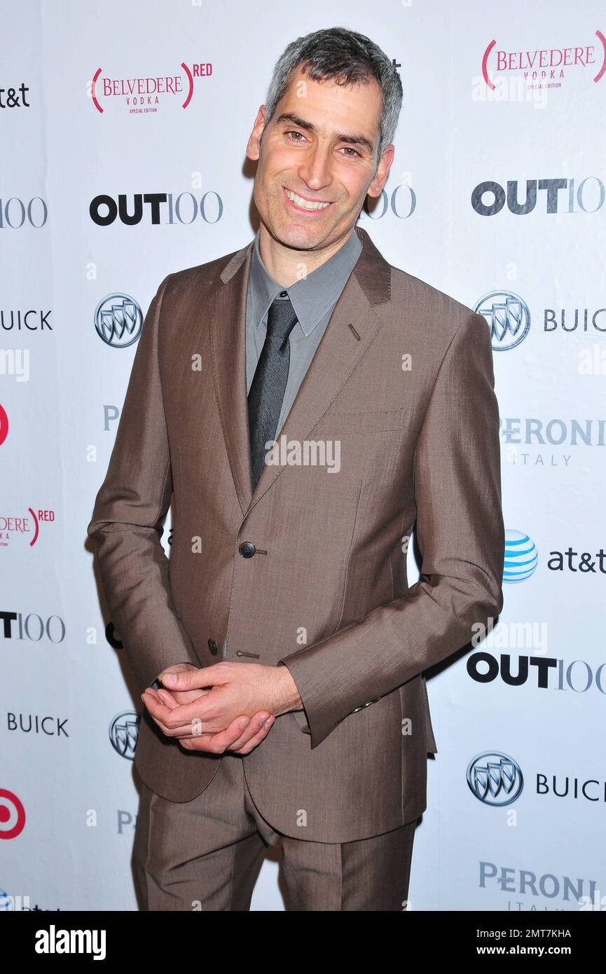 Aaron Hicklin attends the OUT celebration of The OUT100 held at ...