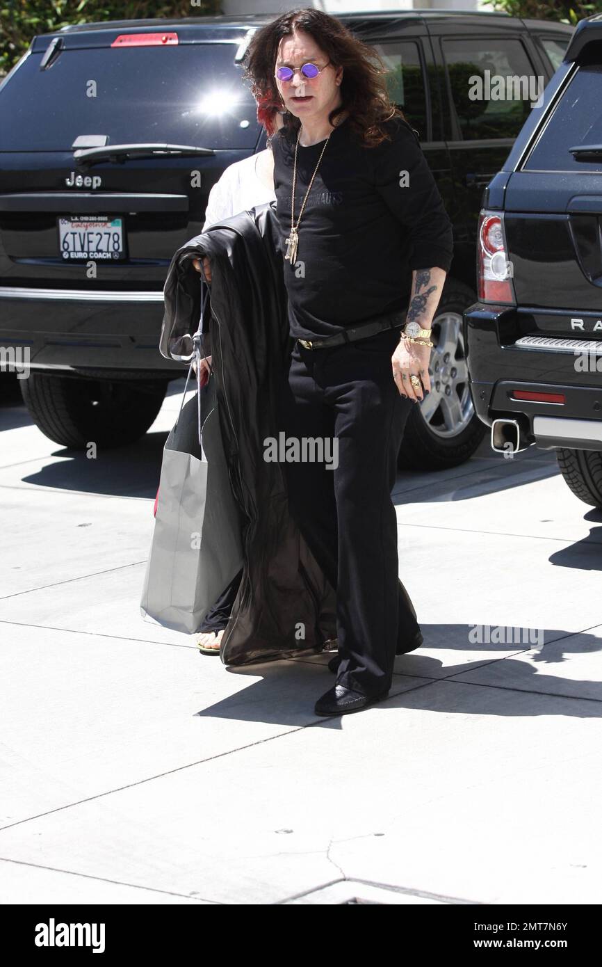 Ozzy and Sharon Osbourne get in some shopping together at Alexander ...