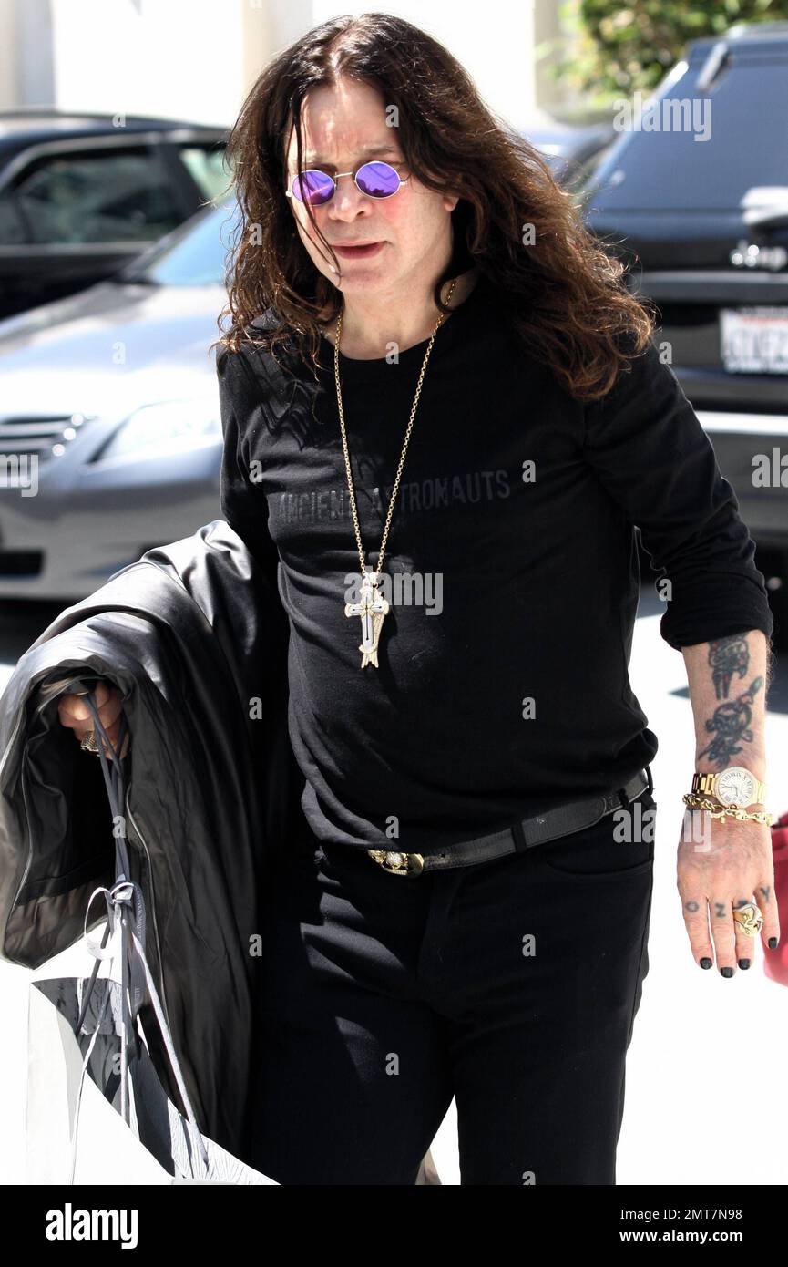 Ozzy and Sharon Osbourne get in some shopping together at Alexander ...