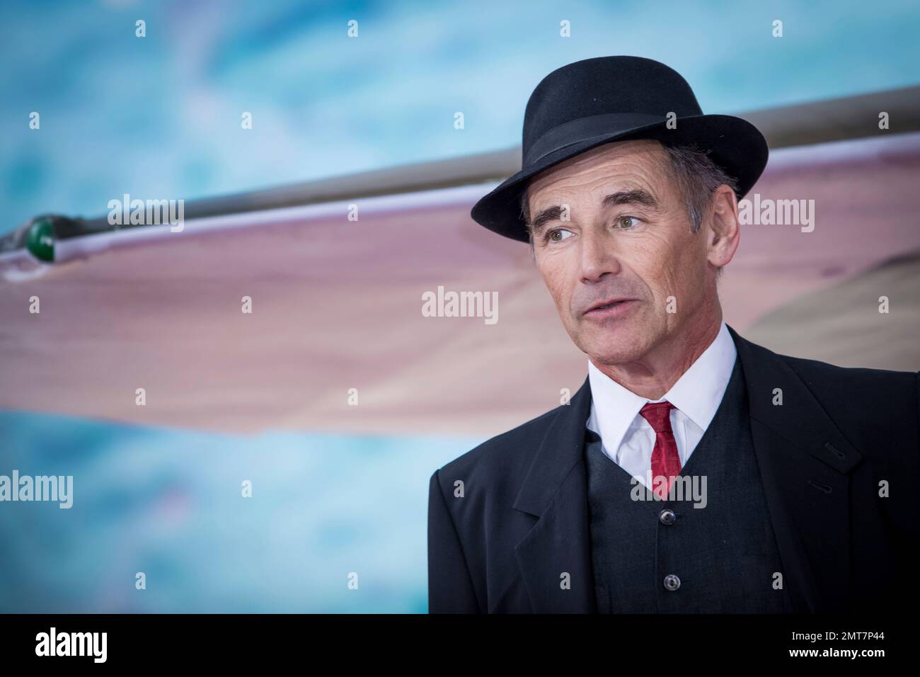 Mark Rylance poses for photographers upon arrival at the world premiere ...