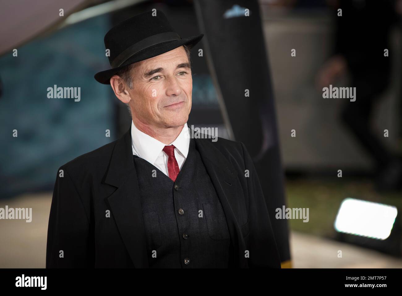 Mark Rylance poses for photographers upon arrival at the world premiere ...