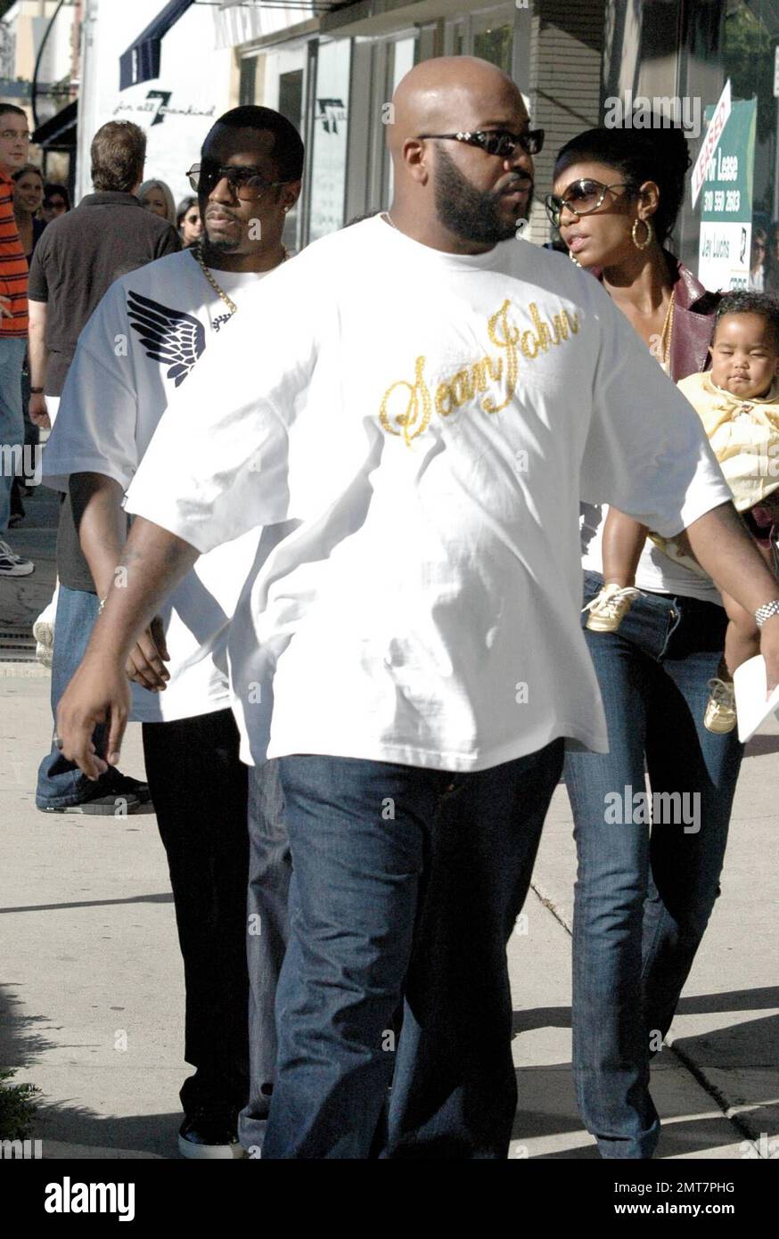 Just call him P Daddy! P Diddy totes his twin daughters D'Lilah Star ...