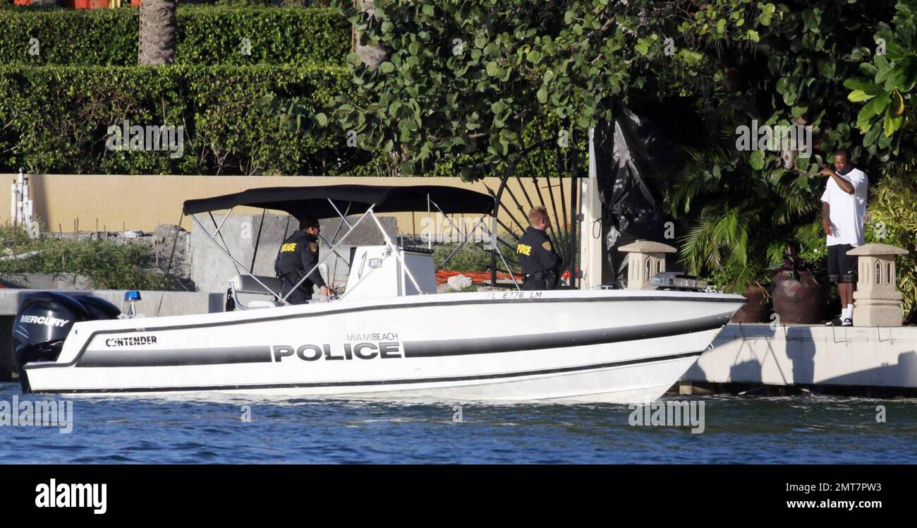 Sean P Diddy Combs' sons Quincy and Justin play on jet skis near their ...