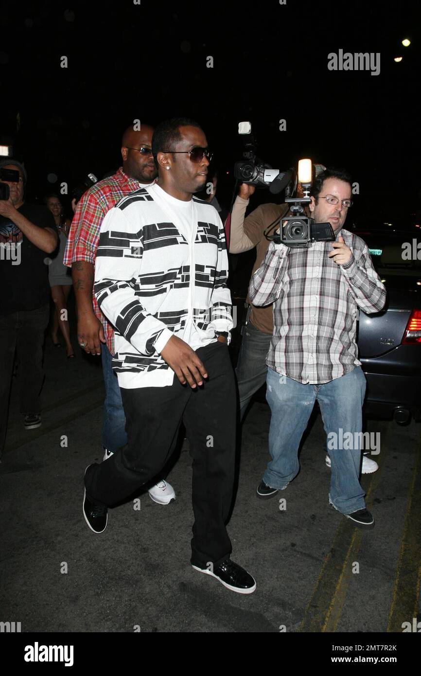P Diddy hangs out and signs autographs at Crown Bar, Los Angeles, CA, 6 ...
