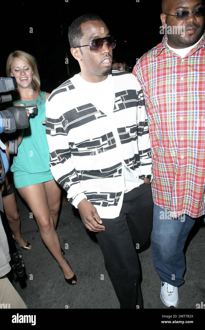 P Diddy hangs out and signs autographs at Crown Bar, Los Angeles, CA, 6 ...