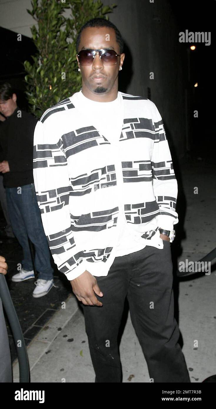 P Diddy hangs out and signs autographs at Crown Bar, Los Angeles, CA, 6 ...