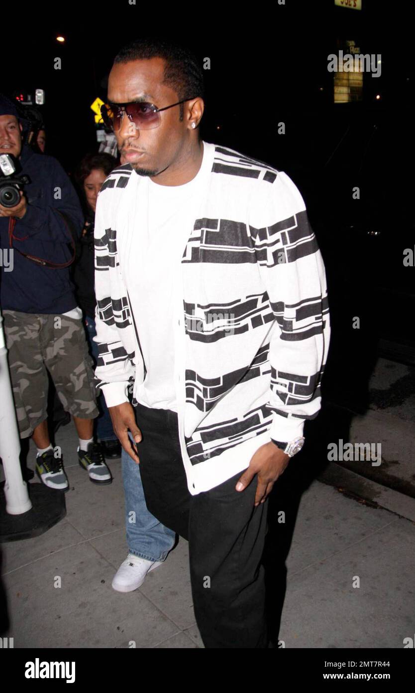 Sean "P. Diddy" Combs spends an evening on the town at the Crown Bar in ...