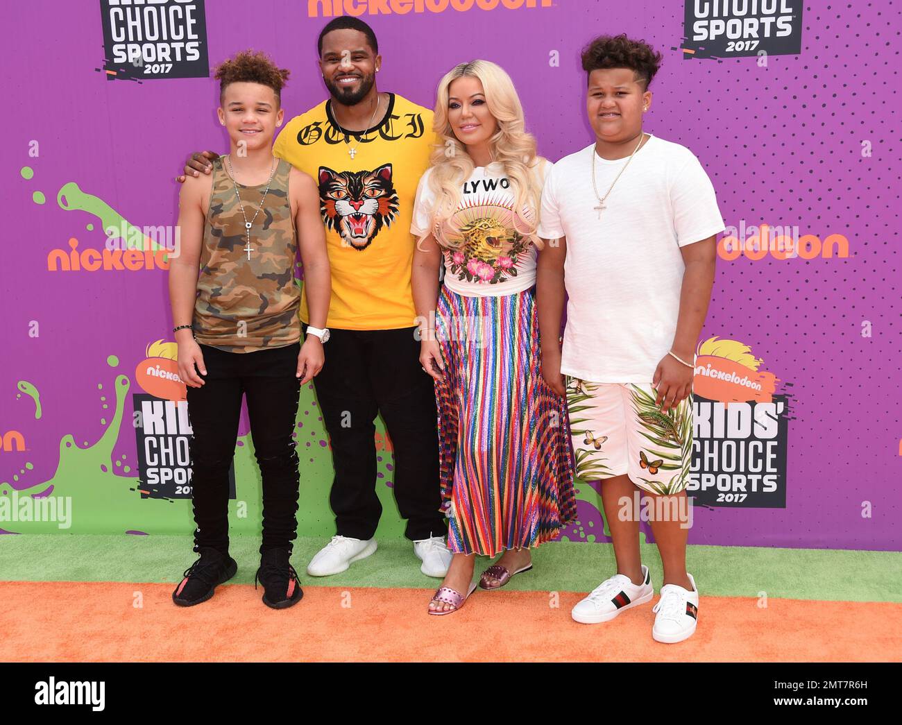Former MLB baseball player Prince Fielder, second from left, Chanel ...