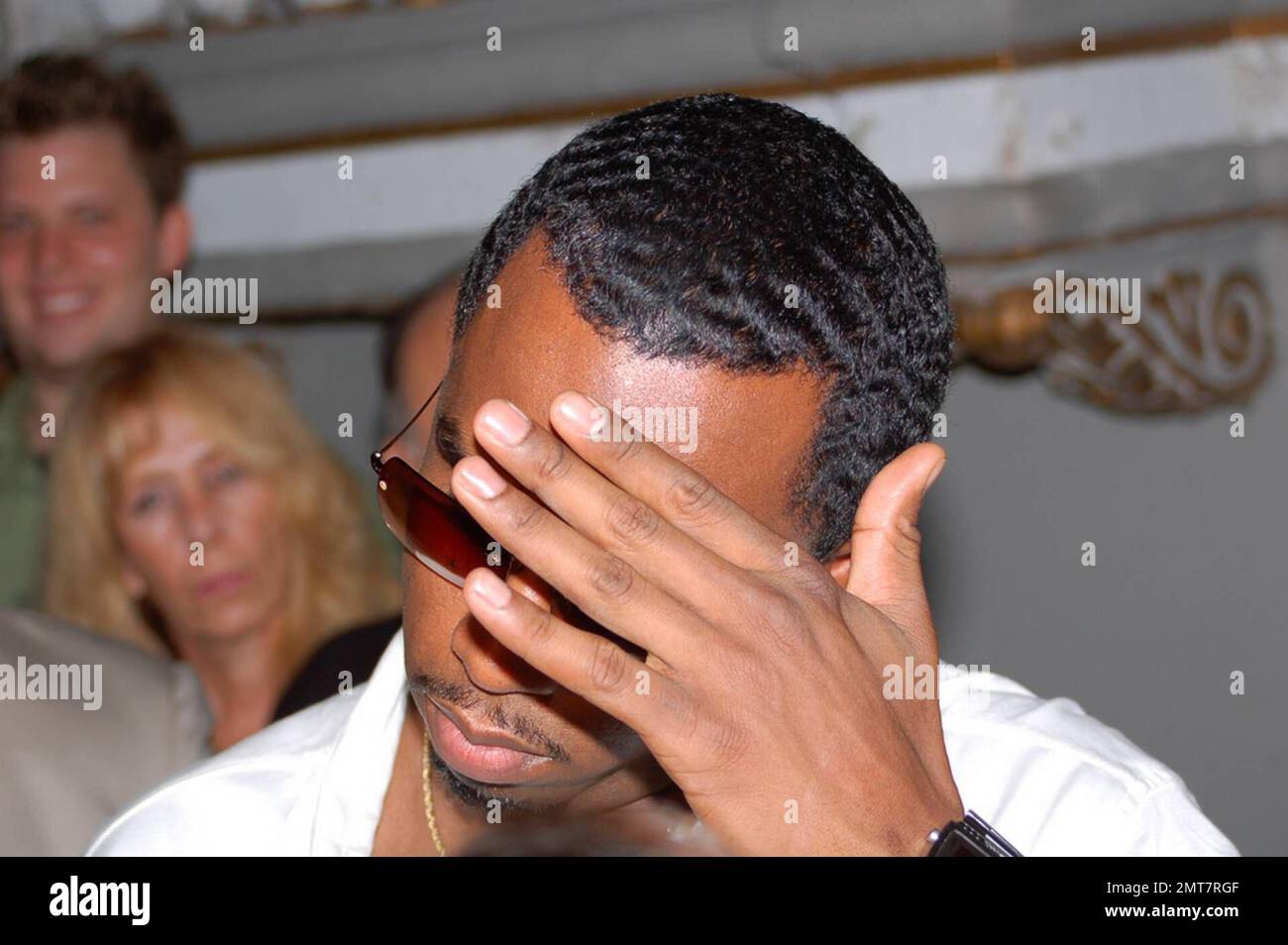 Party to celebrate Diddy's cover shot of the November issue of Ocean ...