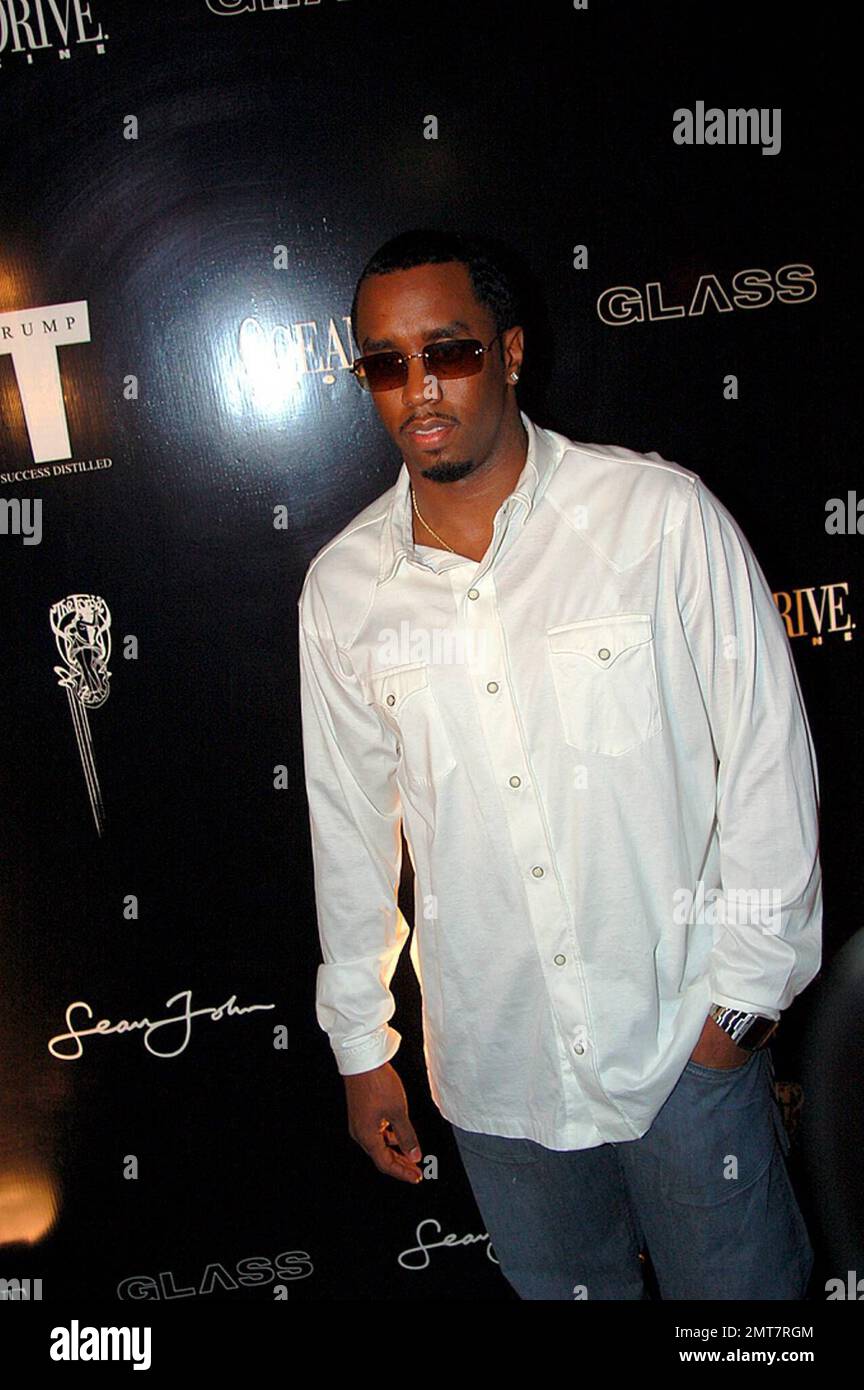 Party to celebrate Diddy's cover shot of the November issue of Ocean ...