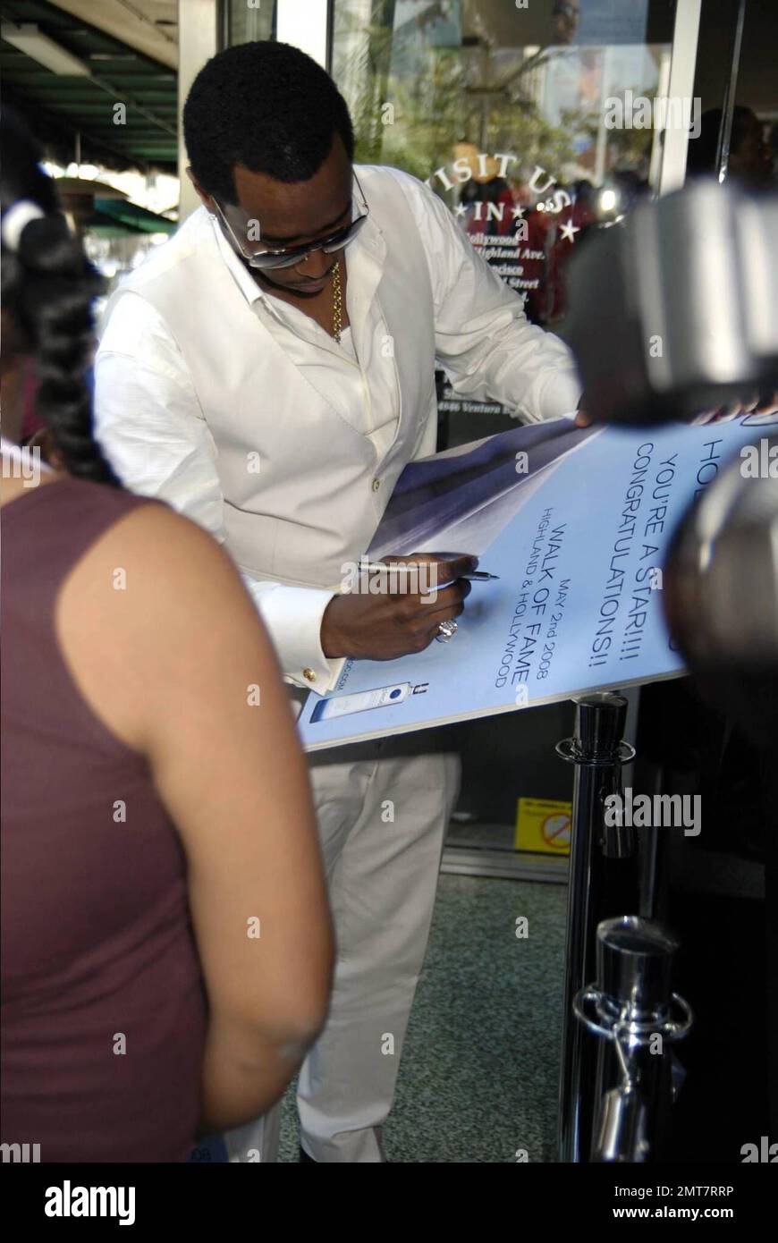 Sean P-Diddy Combs leaves the From Harlem to Hollywood party at Mel's ...