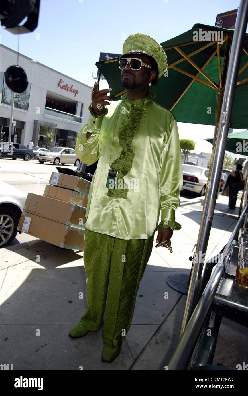 The Archbishop Don "Magic" Juan arrives at Sean P-Diddy Combs' From ...