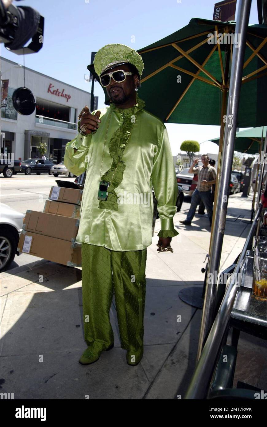 The Archbishop Don "Magic" Juan arrives at Sean P-Diddy Combs' From ...