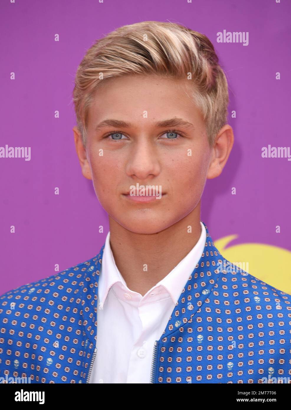 Thomas Kuc arrives at the Kids' Choice Sports Awards at UCLA's Pauley ...