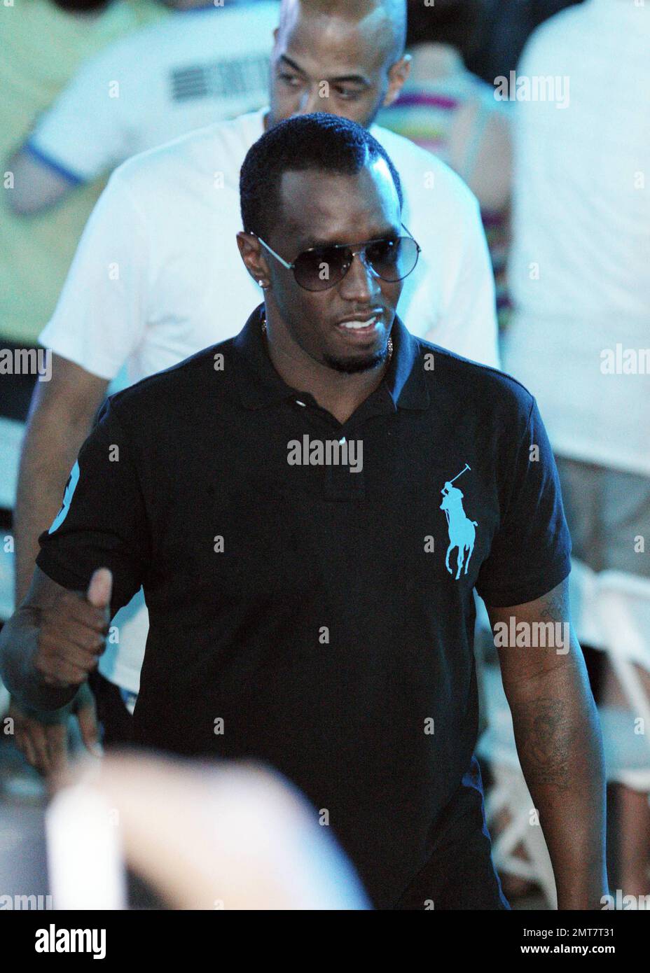 Rapper/singer Sean "P. Diddy" Combs at the WWE WrestleMania 28 Main ...
