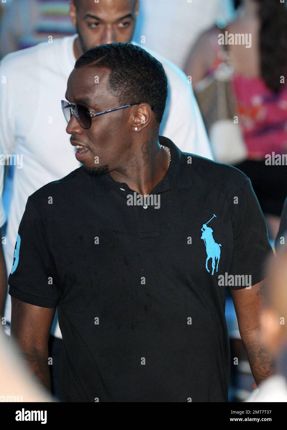 Rapper/singer Sean "P. Diddy" Combs at the WWE WrestleMania 28 Main ...