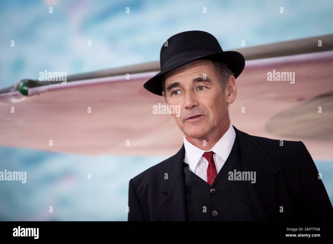 Mark Rylance poses for photographers upon arrival at the world premiere ...