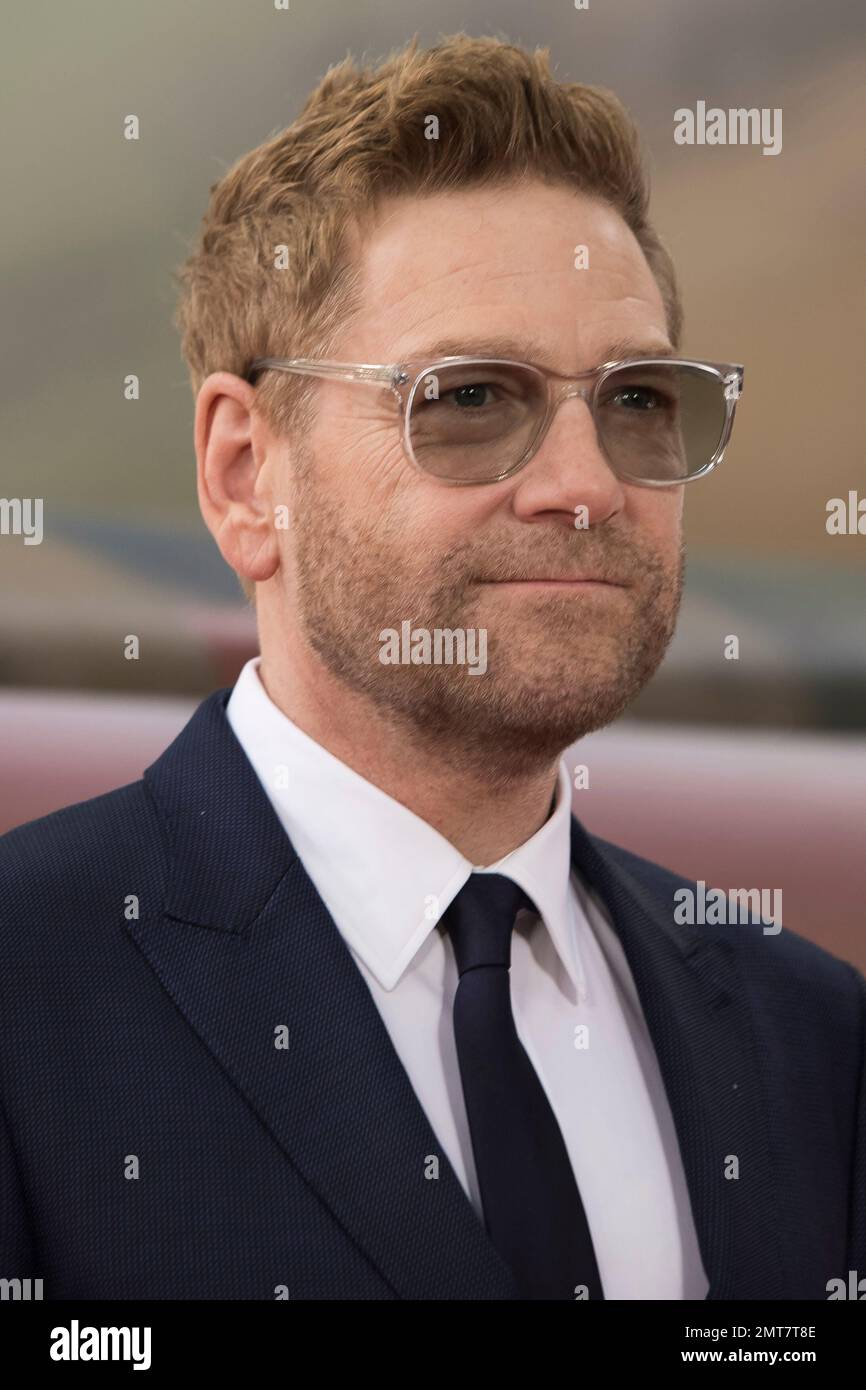Kenneth Branagh poses for photographers upon arrival at the world ...