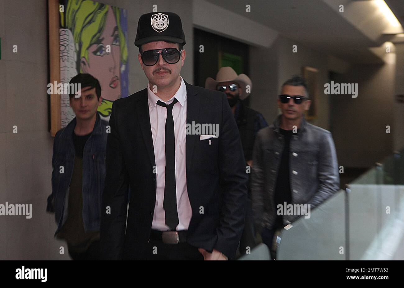 In this Monday, July 10, 2017 photo, members of the Mexican music ...