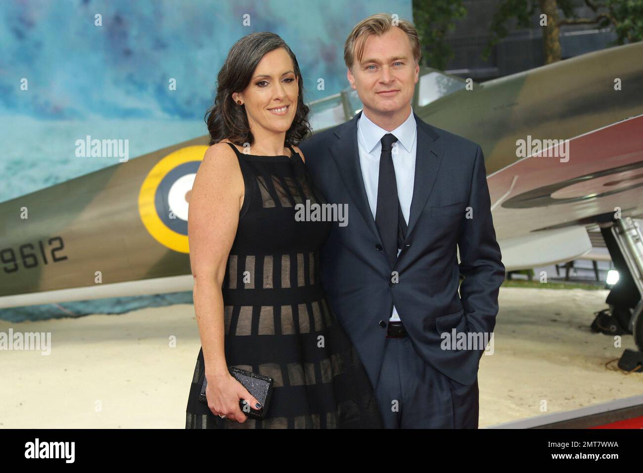 Director Christopher Nolan, right, and Emma Thomas pose for ...