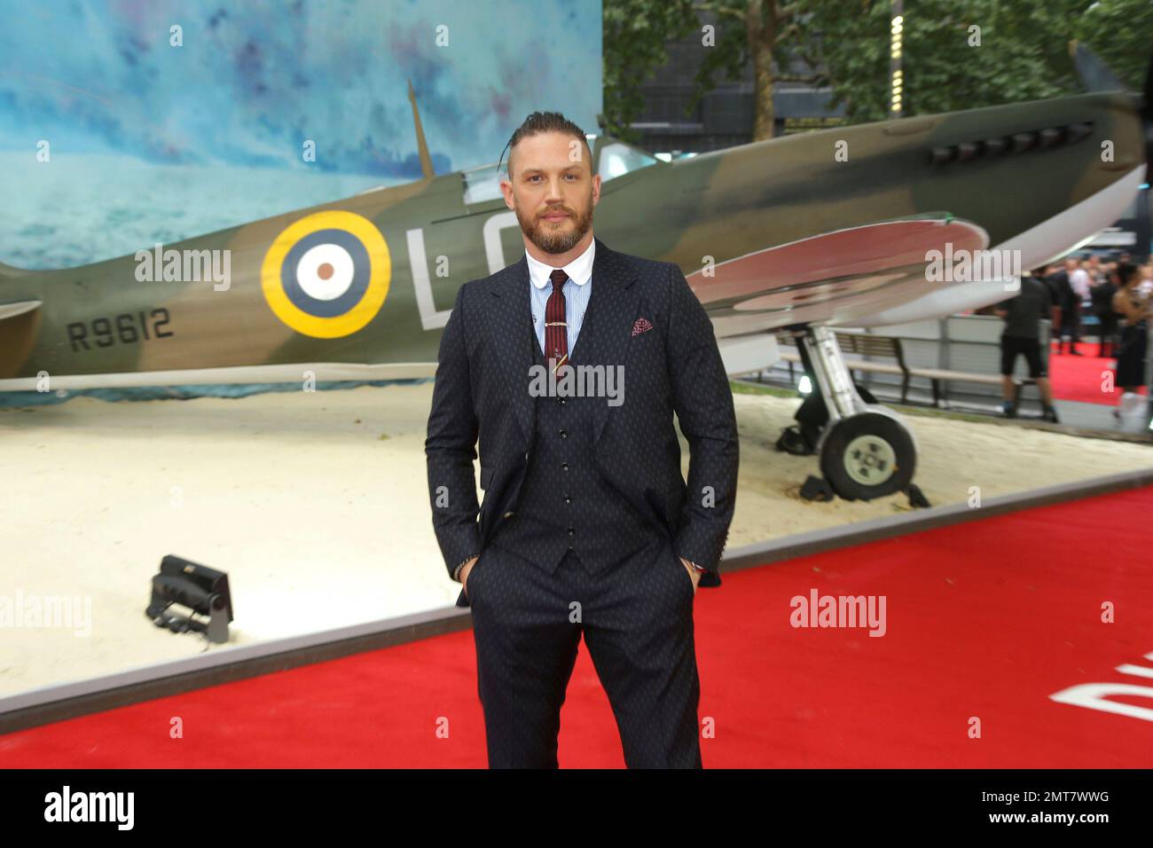 Actors Tom Hardy poses for photographers upon arrival at the World ...