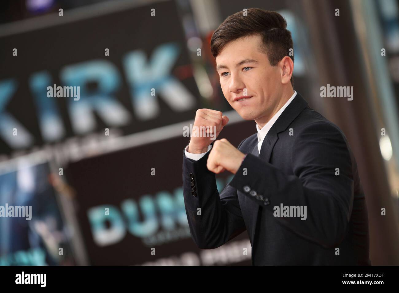 Actor Barry Keoghan poses for photographers upon arrival at the World ...