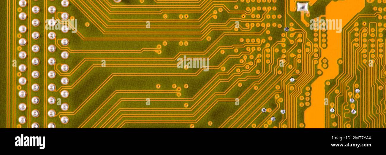 electronic network on computer motherboard Stock Photo - Alamy