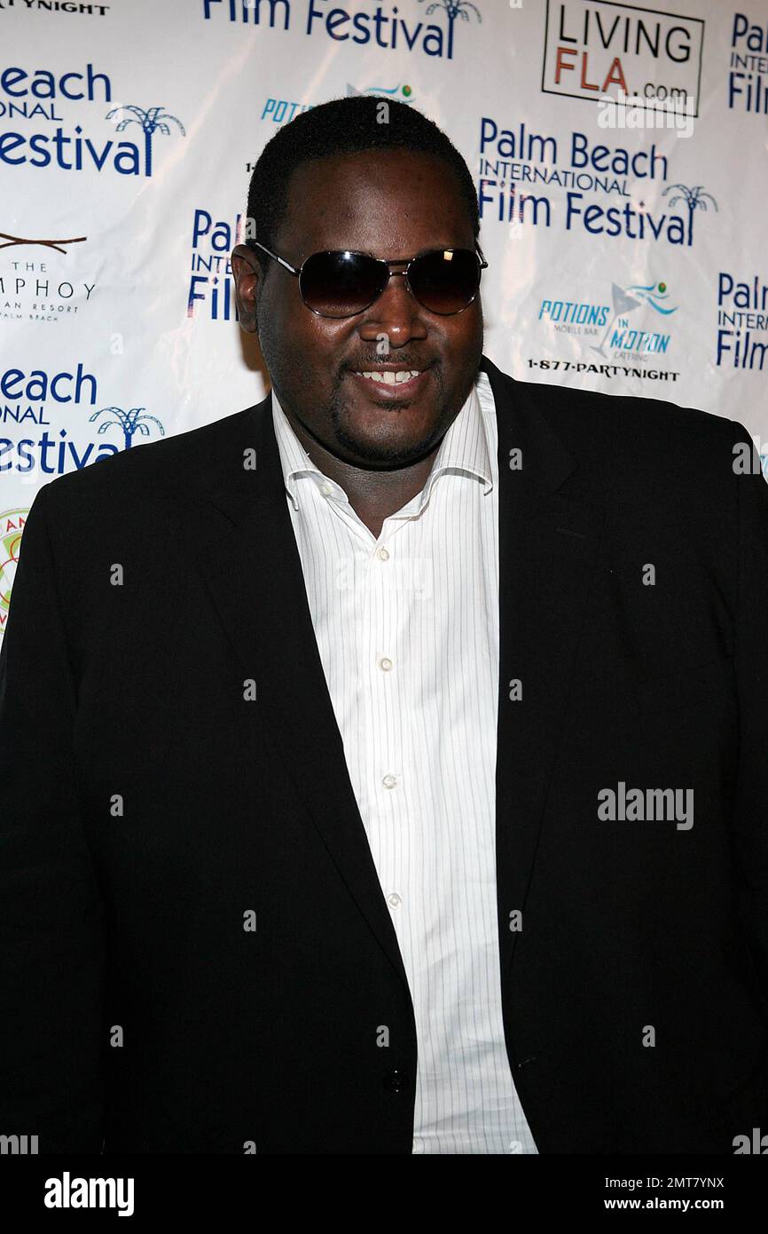Quinton Aaron of "The Blind Side" arrives to the 15th Annual Palm Beach ...