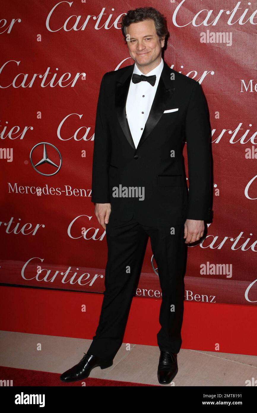 Colin Firth walks the red carpet at the 22nd Annual Palm Springs ...