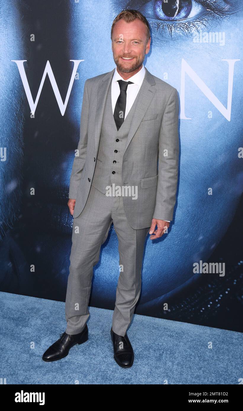 Richard Dormer arrives at the LA Premiere of "Game of Thrones" at The ...
