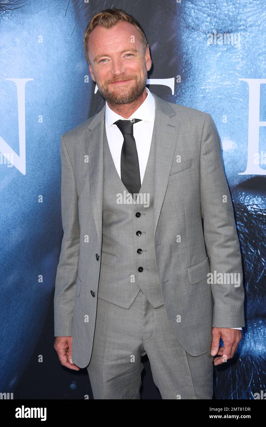 Richard Dormer arrives at the LA Premiere of "Game of Thrones" at The ...